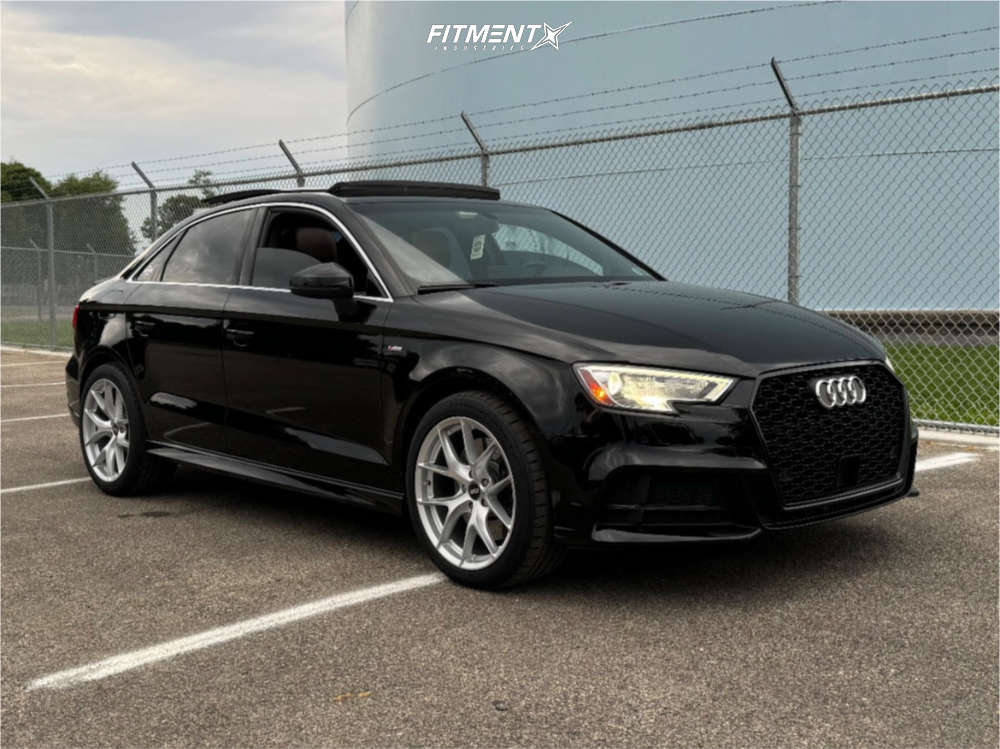 2018 Audi A3 Quattro Premium Plus with 18x8.5 ESR Rf2 and Continental ...