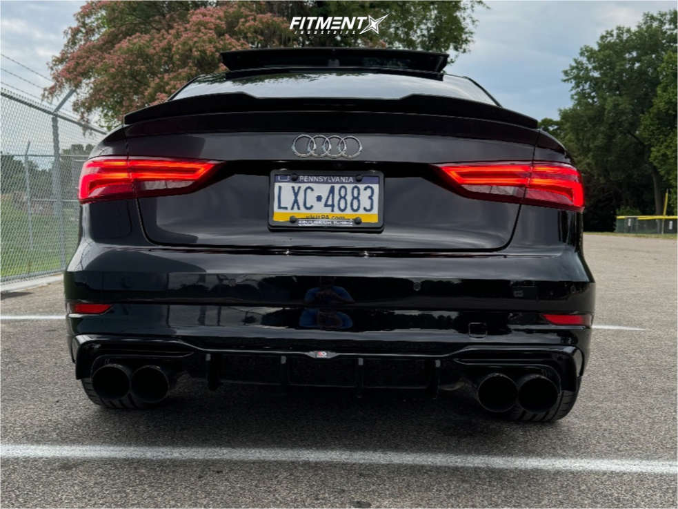 2018 Audi A3 Quattro Premium Plus with 18x8.5 ESR Rf2 and Continental ...