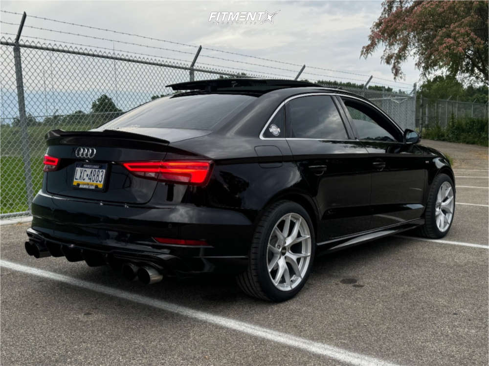 2018 Audi A3 Quattro Premium Plus with 18x8.5 ESR Rf2 and Continental ...