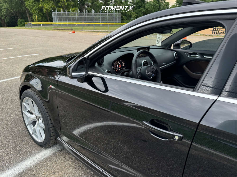 2018 Audi A3 Quattro Premium Plus with 18x8.5 ESR Rf2 and Continental ...