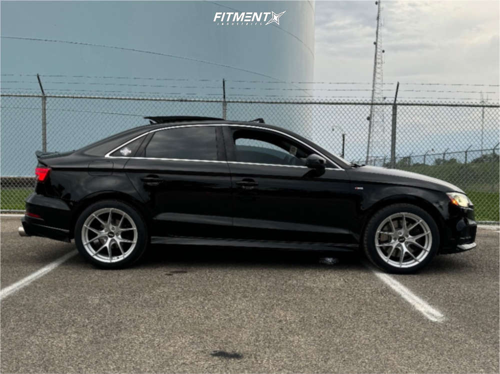 2018 Audi A3 Quattro Premium Plus with 18x8.5 ESR Rf2 and Continental ...