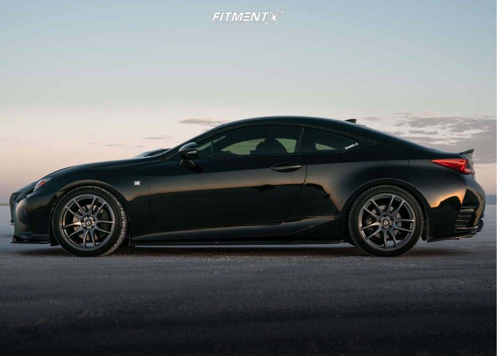 2015 Lexus RC350 F Sport with 19x8 Vors Tr4 and Radar 235x40 on ...