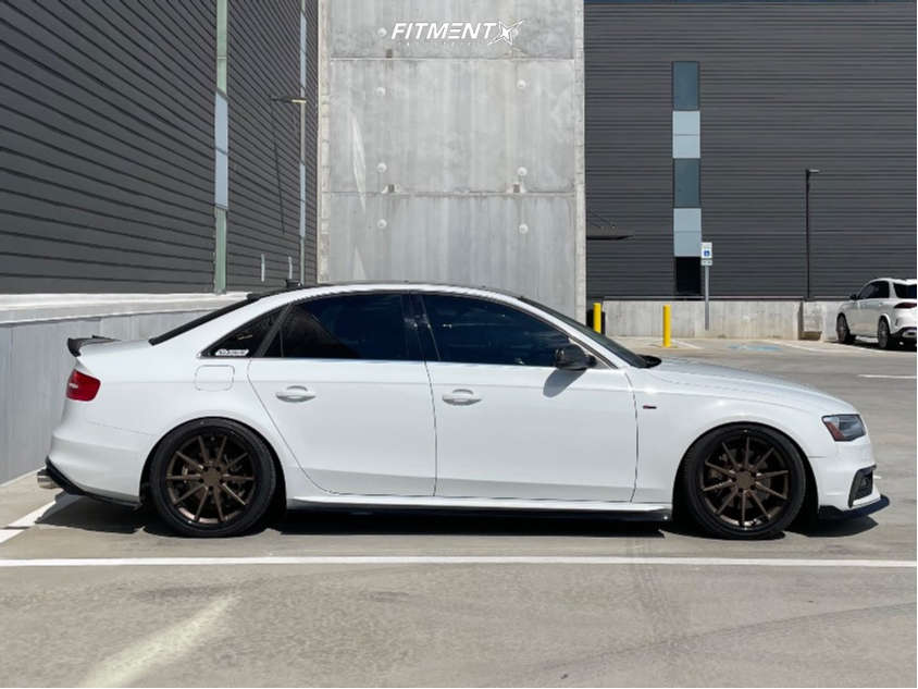 2015 Audi A4 Quattro Premium with 19x8.5 Ferrada Fr4 and Lexani 235x35 ...