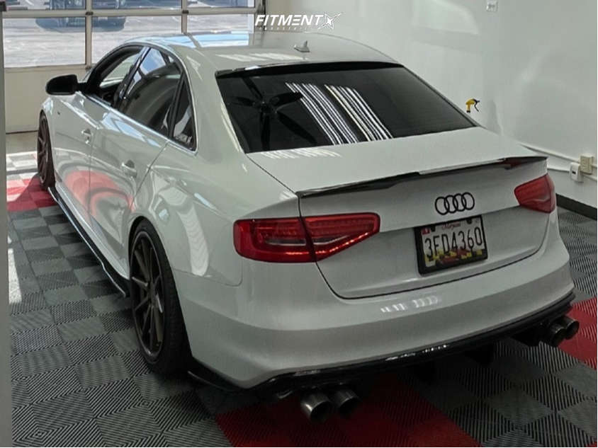 2015 Audi A4 Quattro Premium with 19x8.5 Ferrada Fr4 and Lexani 235x35 ...