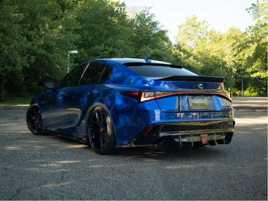 2022 Lexus IS350 F Sport with 19x8.5 Vossen Hf5 and Bridgestone 235x40 ...