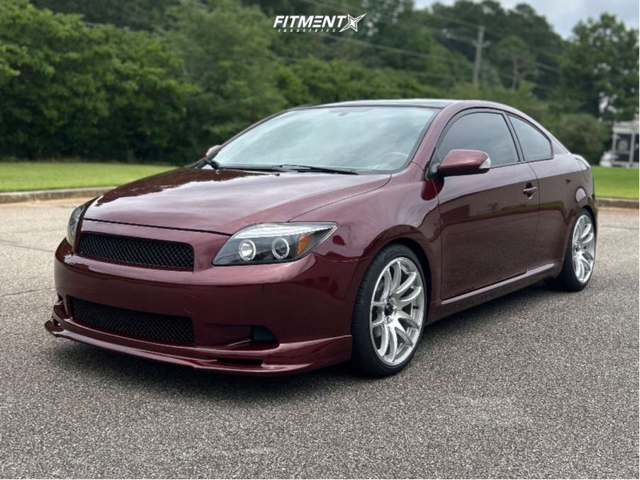 2007 Scion TC Base with 18x8.5 Vors Tr4 and Arroyo 225x40 on Coilovers ...