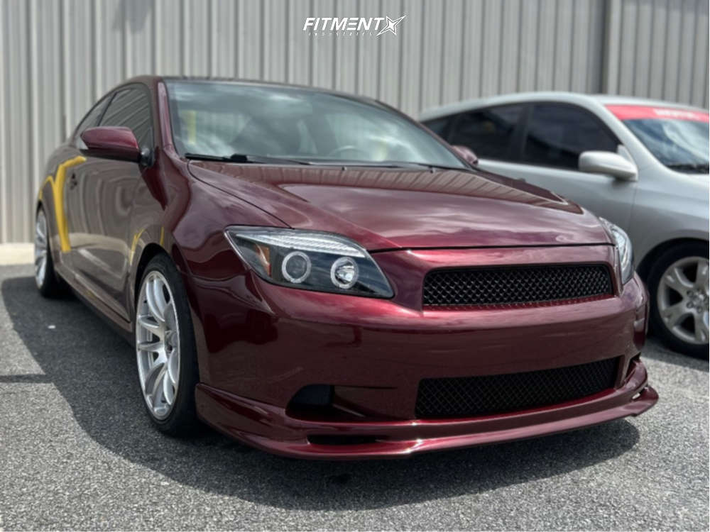 2007 Scion TC Base with 18x8.5 Vors Tr4 and Arroyo 225x40 on Coilovers ...