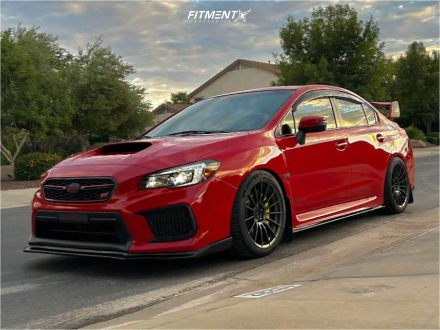 2019 Subaru WRX STI Base with 18x9.5 Enkei Rs05-rr and Michelin 265x35 ...