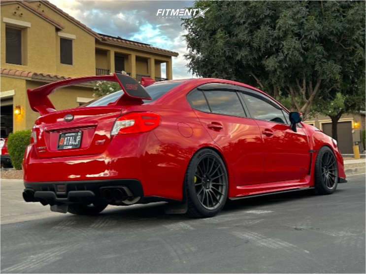 2019 Subaru WRX STI Base with 18x9.5 Enkei Rs05-rr and Michelin 265x35 on Coilovers | 3054522 ...