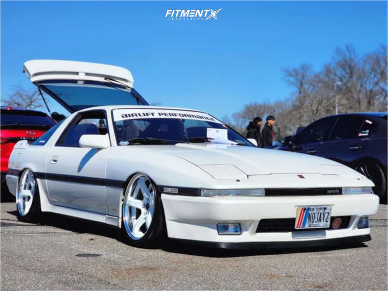 1988 Toyota Supra Turbo with 18x10.5 Work Emotion T5r 2p and Lexani ...