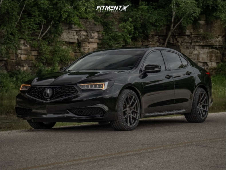 2018 Acura TLX Base with 19x9 Velgen Vmb5 and Kenda 245x40 on Stock ...