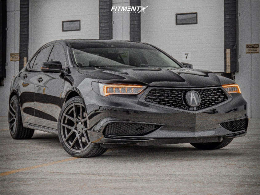 2018 Acura TLX Base with 19x9 Velgen Vmb5 and Kenda 245x40 on Stock ...