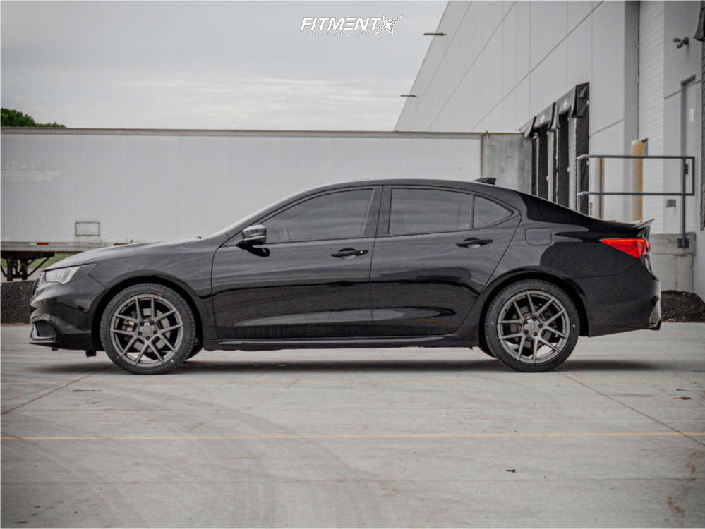 2018 Acura TLX Base with 19x9 Velgen Vmb5 and Kenda 245x40 on Stock ...