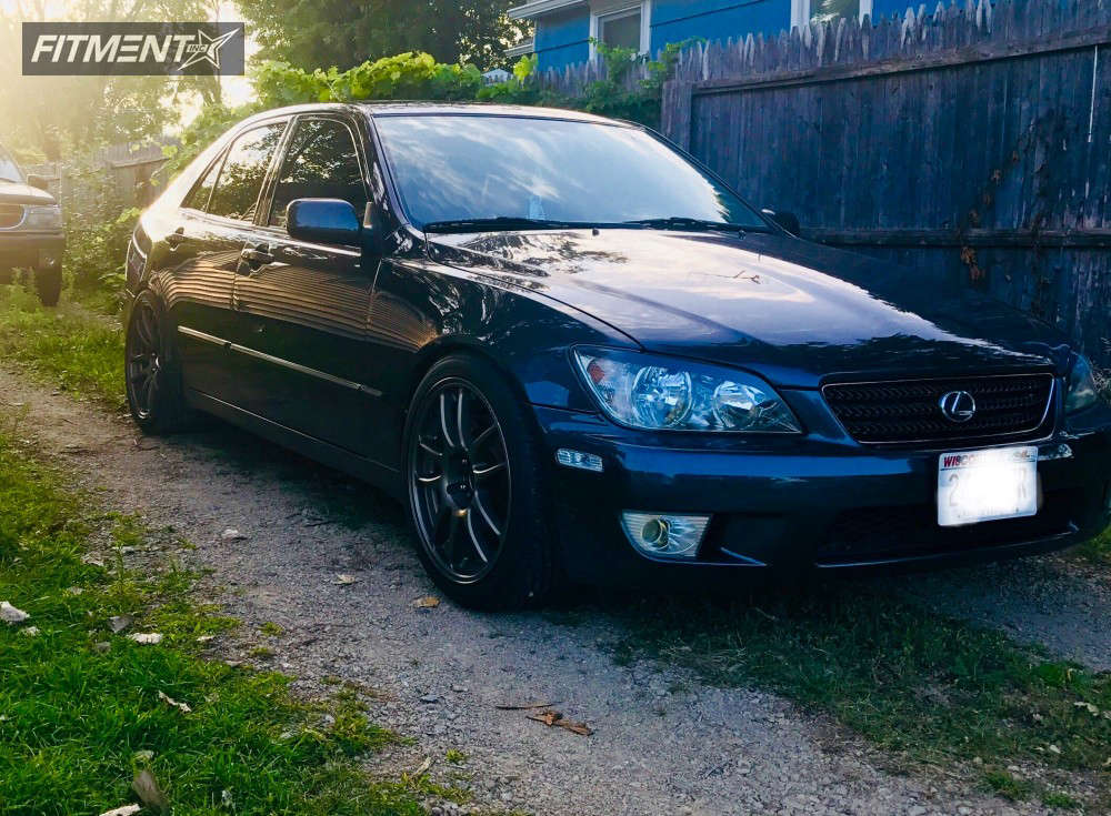 2002 Lexus IS300 Base with 18x8.5 Work Emotion Cr Kiwami and Yokohama ...