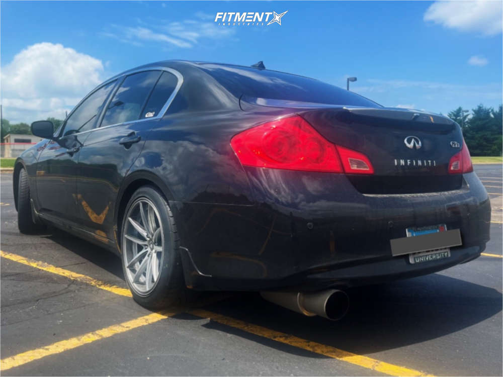 2011 INFINITI G37 X with 18x9 Konig Oversteer and Nitto 245x40 on ...