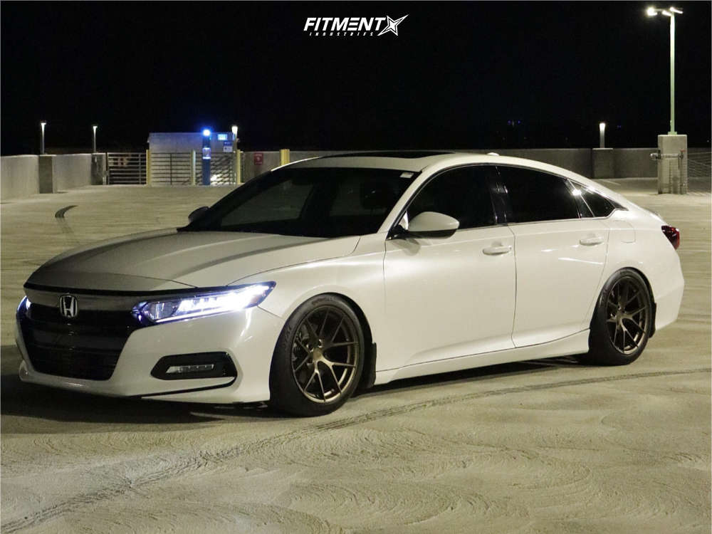 2020 Honda Accord Sport with 18x9.5 Aodhan Aff7 and Continental 255x40 ...