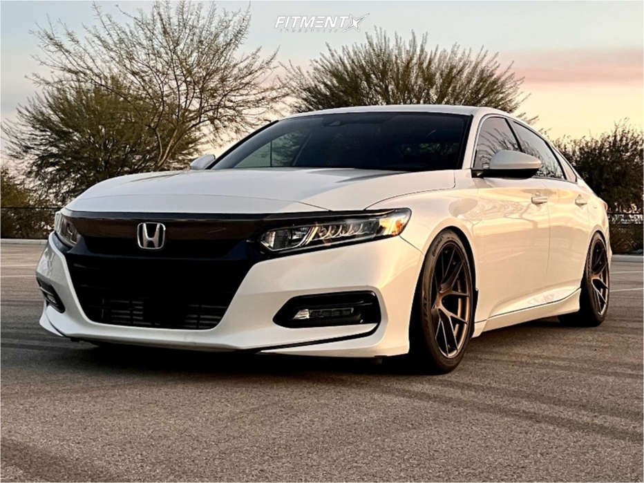 2020 Honda Accord Sport with 18x9.5 Aodhan Aff7 and Continental 255x40 ...