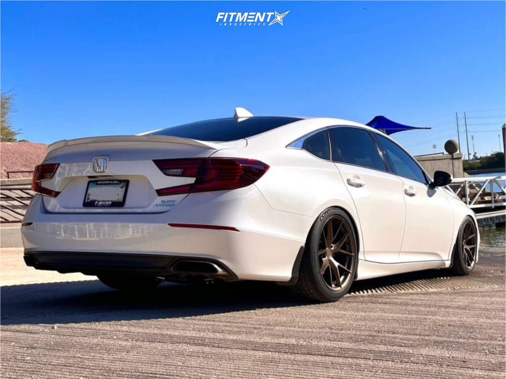 2020 Honda Accord Sport with 18x9.5 Aodhan Aff7 and Continental 255x40 ...