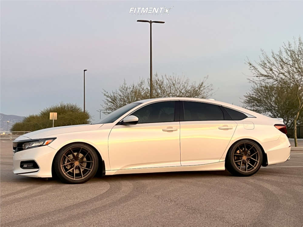 2020 Honda Accord Sport with 18x9.5 Aodhan Aff7 and Continental 255x40 ...