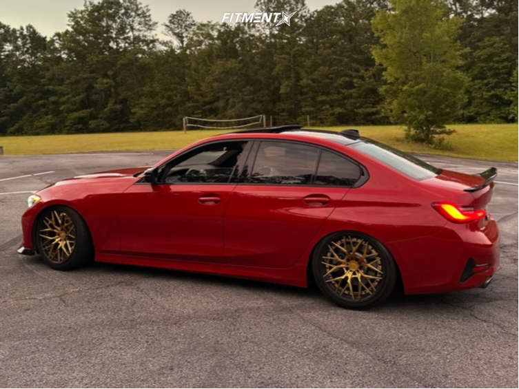 2020 BMW 330i XDrive Base with 19x9 KRNC Forged Elite and Continental ...