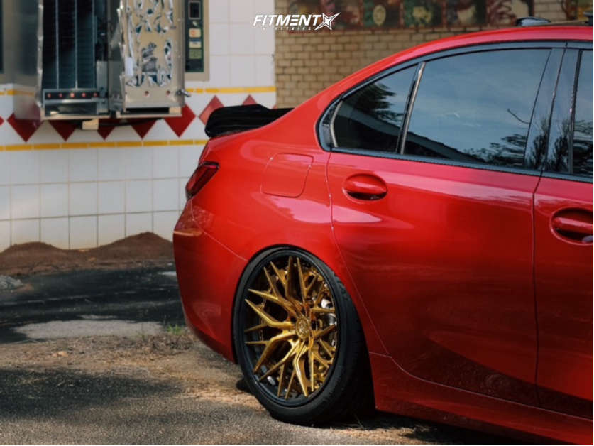 2020 BMW 330i XDrive Base with 19x9 KRNC Forged Elite and Continental ...