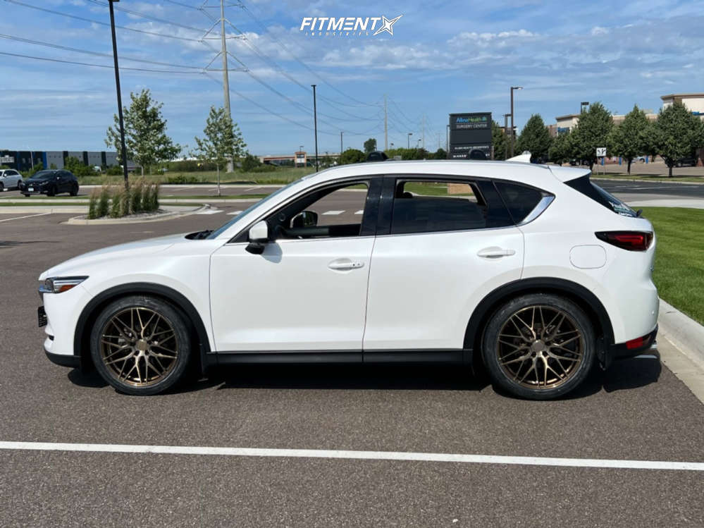 2021 Mazda CX-5 Signature with 20x9 F1R F103 and Bridgestone 245x45 on ...