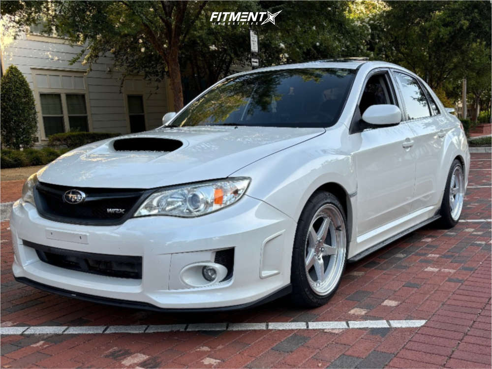 2013 Subaru WRX Limited with 18x8.5 Aodhan Ds05 and Falken 235x40 on ...