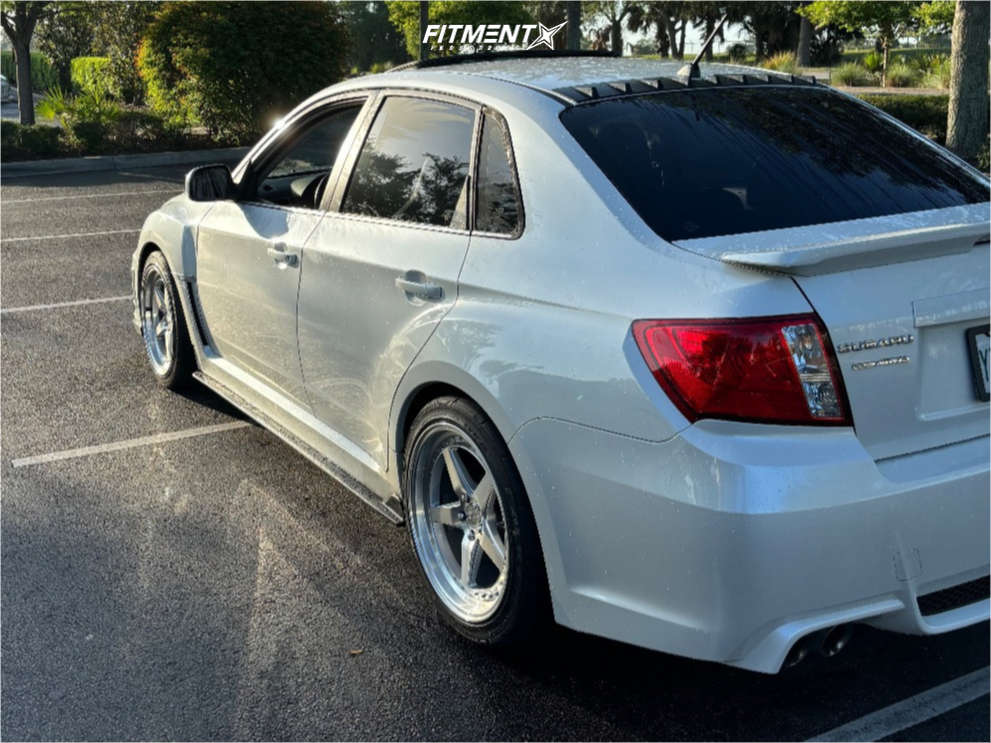 2013 Subaru WRX Limited with 18x8.5 Aodhan Ds05 and Falken 235x40 on ...
