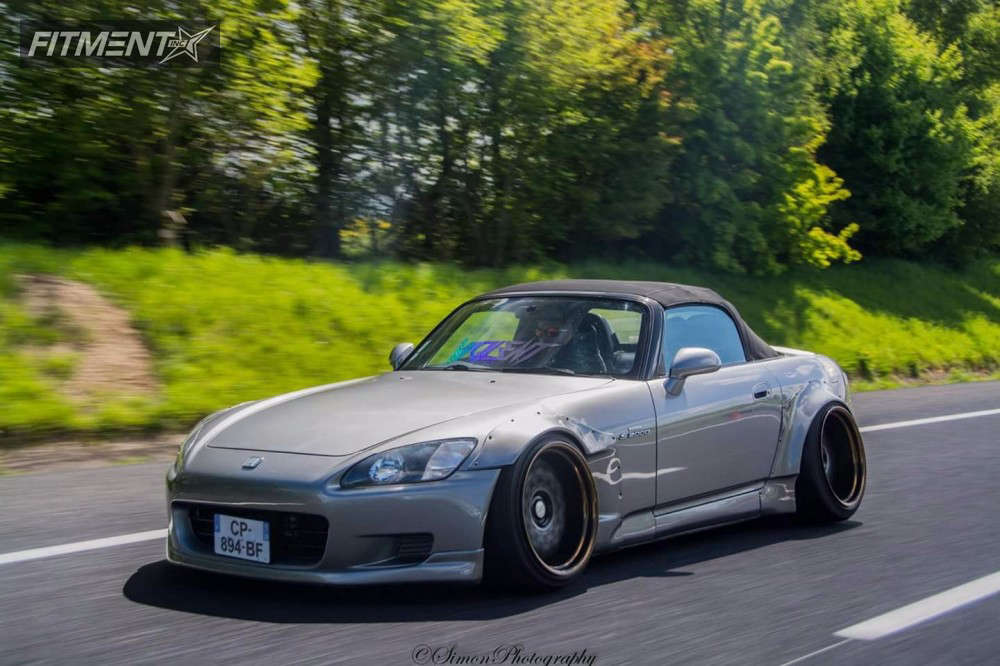 2000 Honda S2000 Base with 18x10 Work and Nankang 225x35 on Coilovers ...