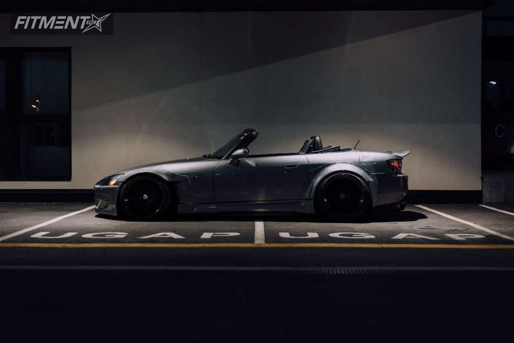 2000 Honda S2000 Base with 18x10 Work and Nankang 225x35 on Coilovers ...