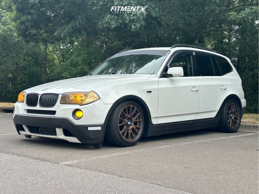 2009 BMW X3 xDrive30i with 17x8 Motegi Mr118 and Nitto 245x40 on ...