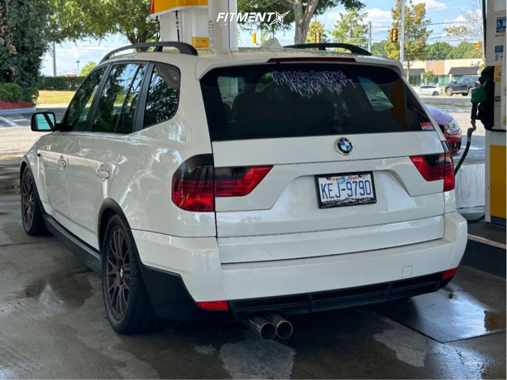 2009 BMW X3 xDrive30i with 17x8 Motegi Mr118 and Nitto 245x40 on ...