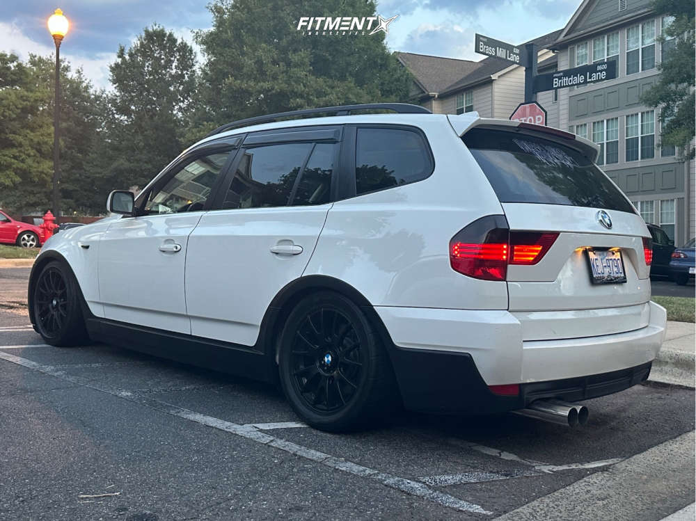 2009 BMW X3 xDrive30i with 17x8 Motegi Mr118 and Nitto 245x40 on ...