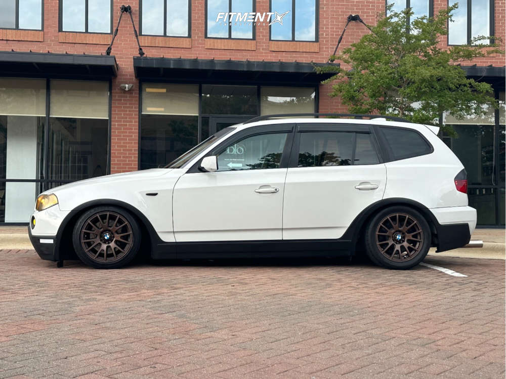 2009 BMW X3 xDrive30i with 17x8 Motegi Mr118 and Nitto 245x40 on ...