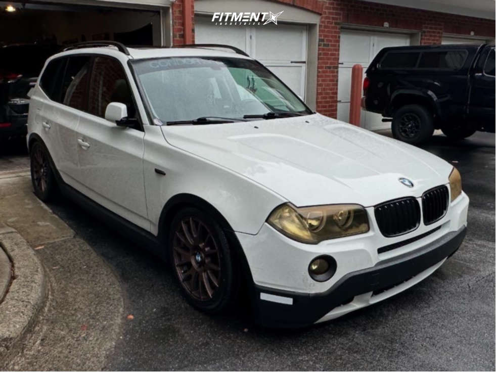 2009 BMW X3 xDrive30i with 17x8 Motegi Mr118 and Nitto 245x40 on ...