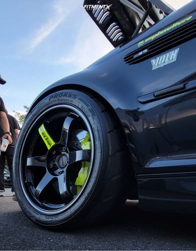 2003 BMW M3 Base with 18x9.5 Volk TE37RT Black Edition and Toyo Tires ...