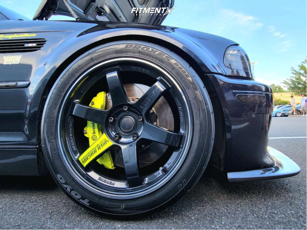 2003 BMW M3 Base with 18x9.5 Volk TE37RT Black Edition and Toyo Tires ...