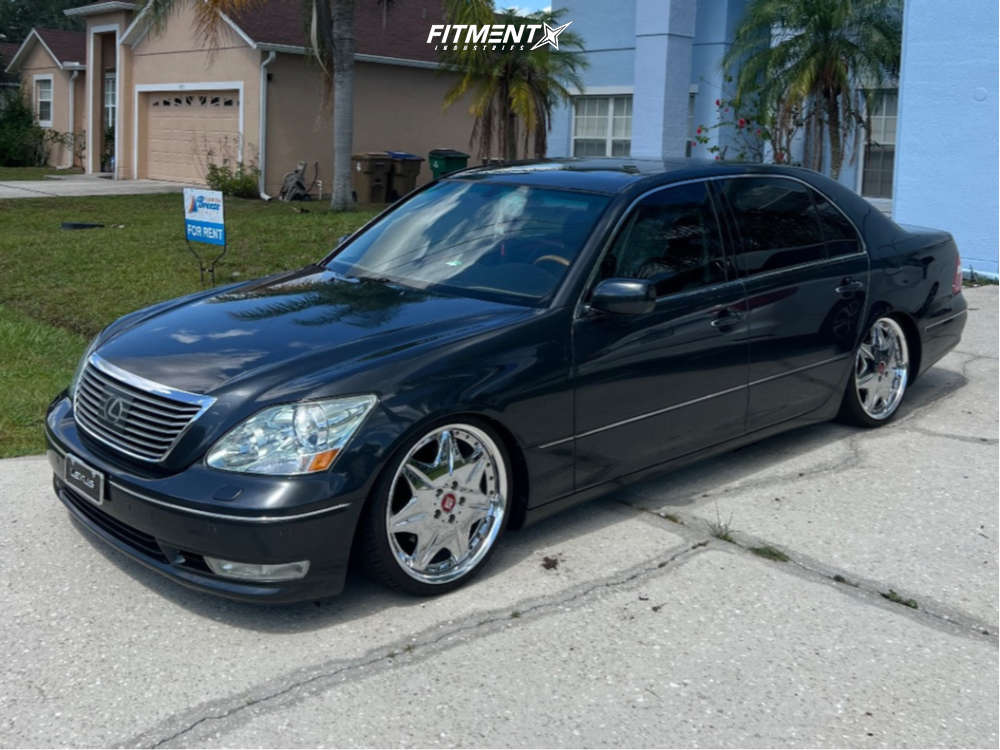 2006 Lexus LS430 Base with 19x9 Work Ls207 and Continental 215x35 on ...