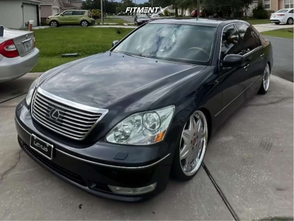 2006 Lexus LS430 Base with 19x9 Work Ls207 and Continental 215x35 on ...
