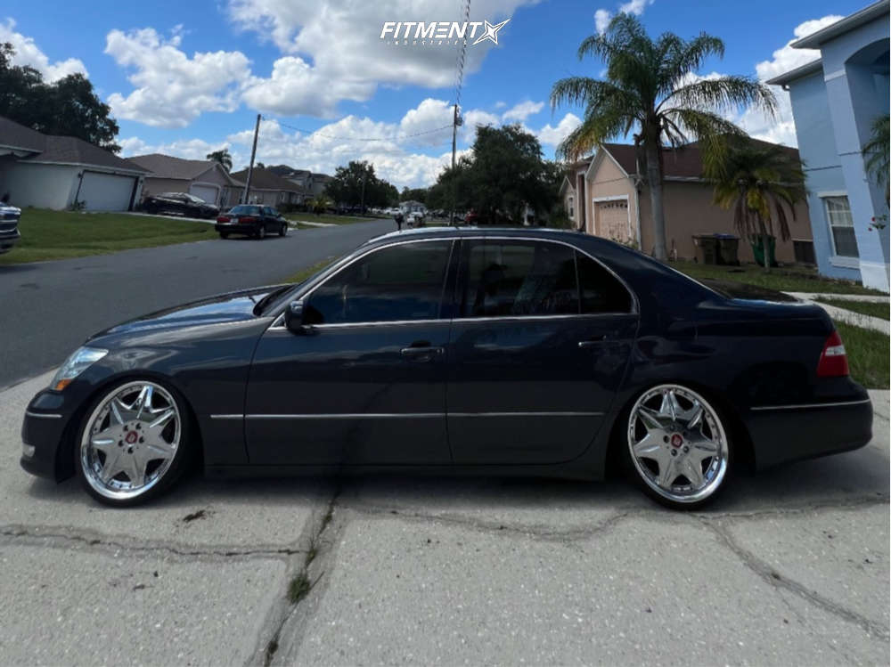 2006 Lexus LS430 Base with 19x9 Work Ls207 and Continental 215x35 on ...
