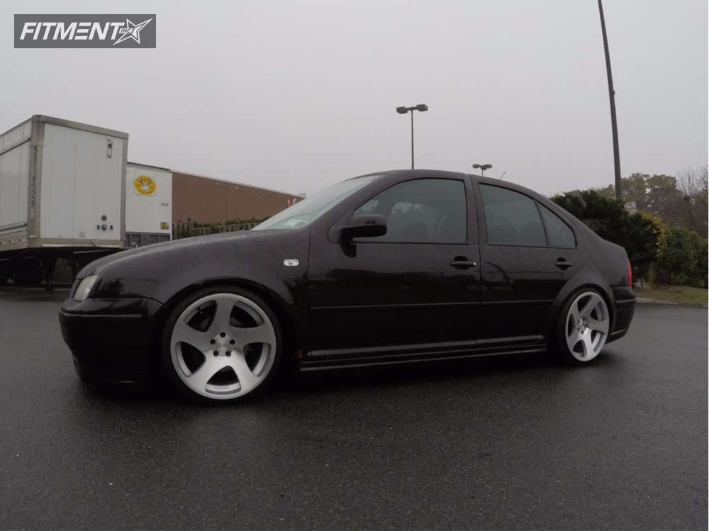 2001 Volkswagen Jetta GLS with 18x9.5 Rotiform Tmb and Nankang 215x35 ...