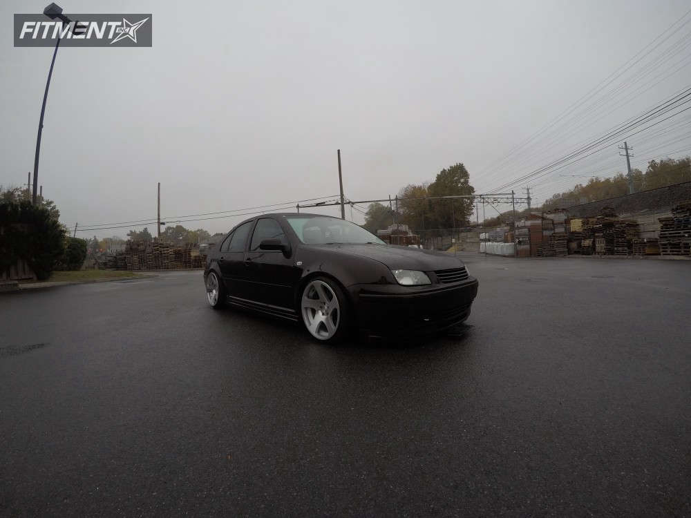 2001 Volkswagen Jetta GLS with 18x9.5 Rotiform Tmb and Nankang 215x35 ...