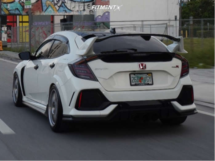 2019 Honda Civic Type R with 18x9.5 Konig Countergram and Falken 255x40 ...