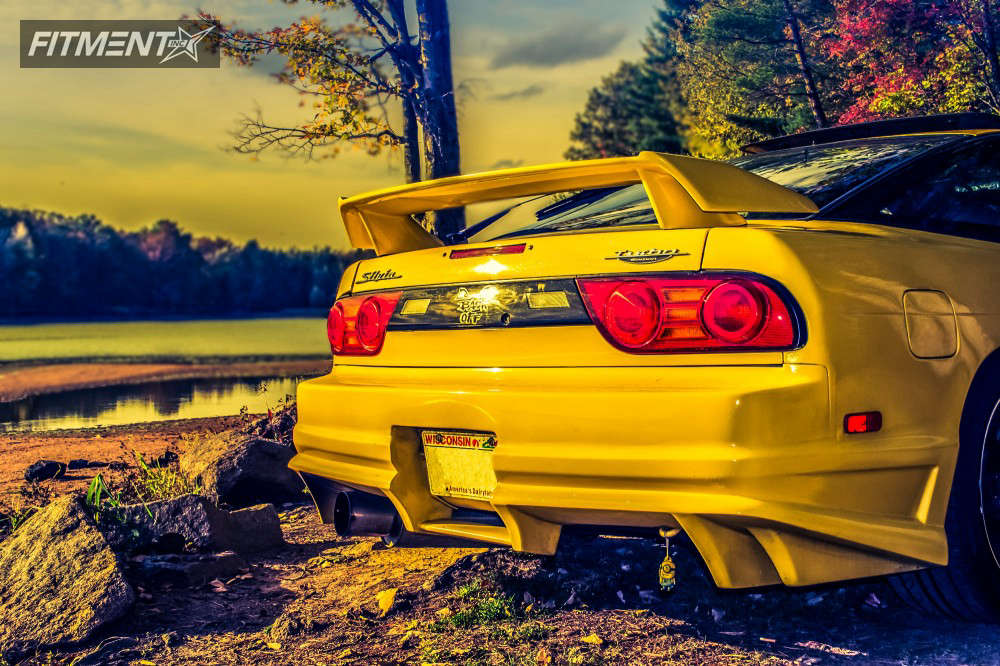 1991 Nissan 240SX Base with 18x8.5 Axis and Nankang 245x35 on Coilovers ...