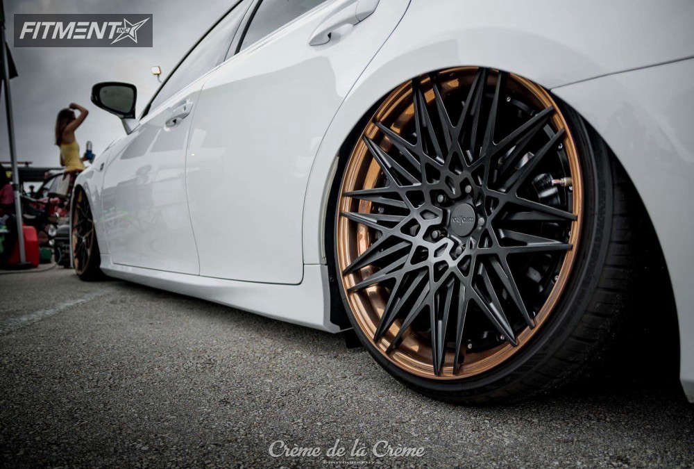 2015 Lexus GS350 F Sport with 20x9 Rotiform QLB and Lexani 235x30 on ...