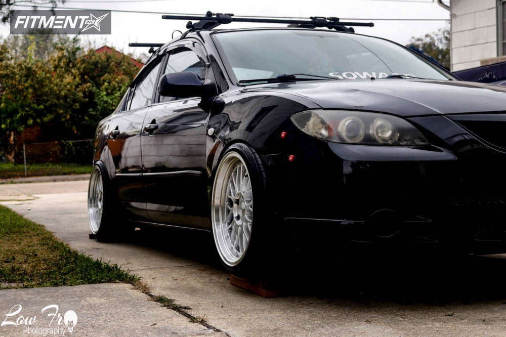 2006 Mazda 3 GT with 18x9.5 Varrstoen Es1 and Achilles 215x40 on ...