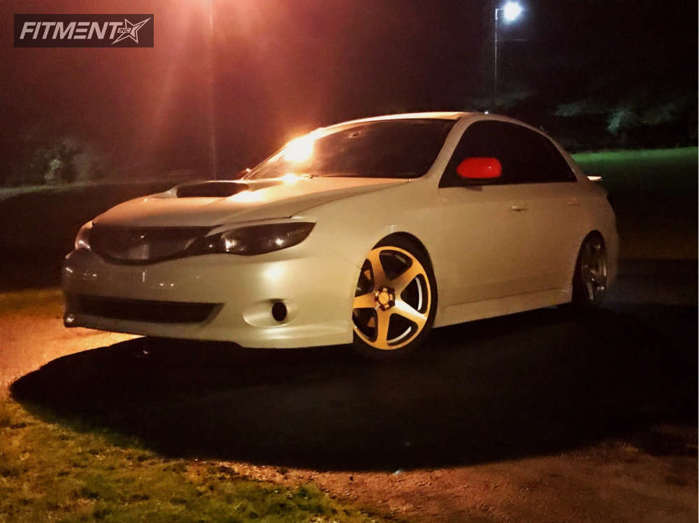2010 Subaru WRX Base with 18x8.5 Varrstoen Mk1 and Nitto 225x40 on ...