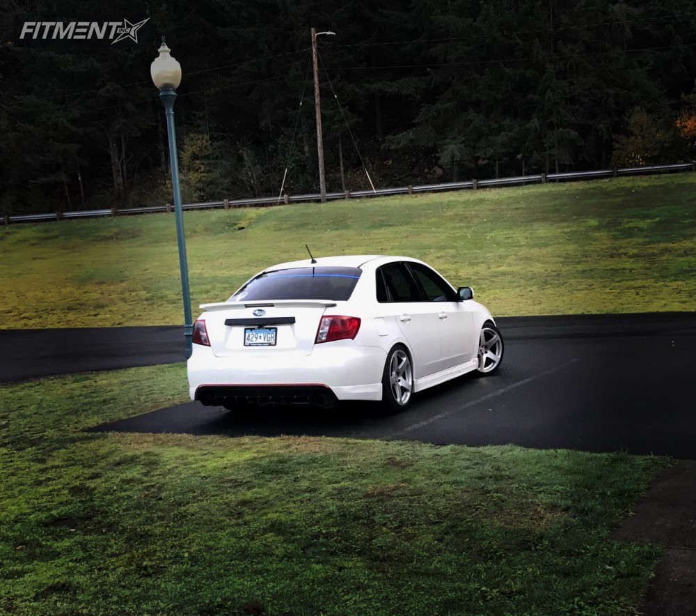 2010 Subaru WRX Base with 18x8.5 Varrstoen Mk1 and Nitto 225x40 on ...