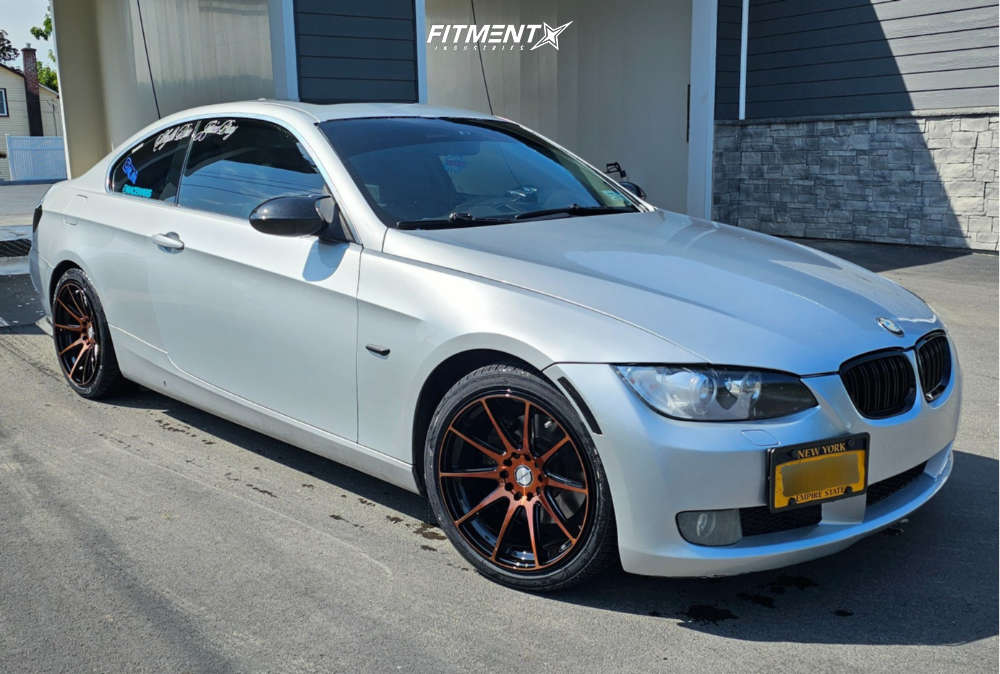 2008 BMW 328xi Base with 18x9 Shift Gear and Lexani 255x35 on Stock ...