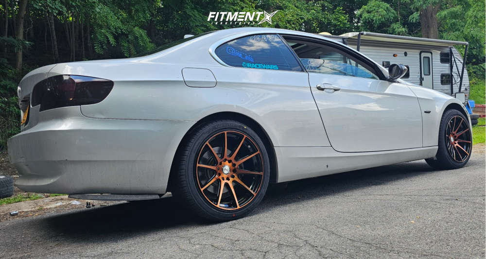 2008 BMW 328xi Base with 18x9 Shift Gear and Lexani 255x35 on Stock ...